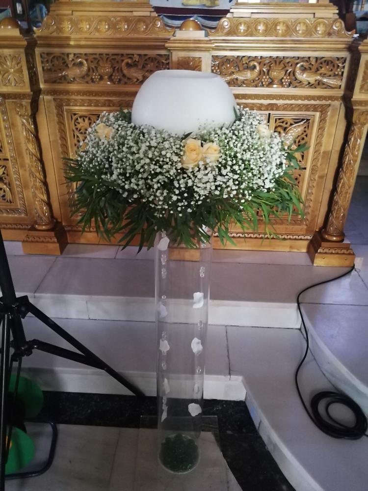 Στολισμός Γάμου με Βασιλικούς & Γυψόφυλλο | Koar Flowers