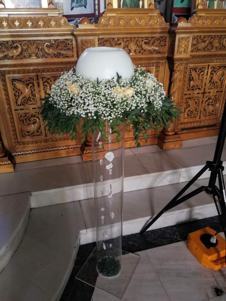 Στολισμός Γάμου με Βασιλικούς & Γυψόφυλλο | Koar Flowers